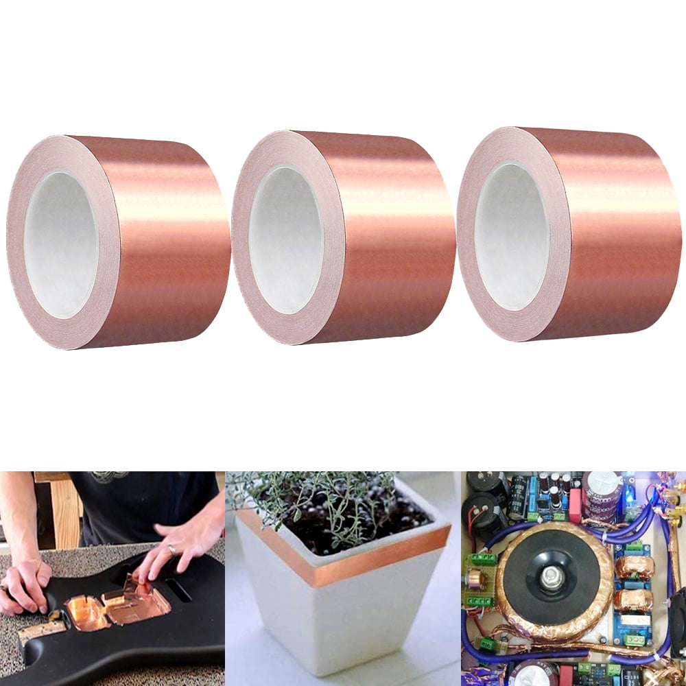Sky Pro Copper Foil Tape, Double-Sided Conductive, EMI Shielding, Slug ...