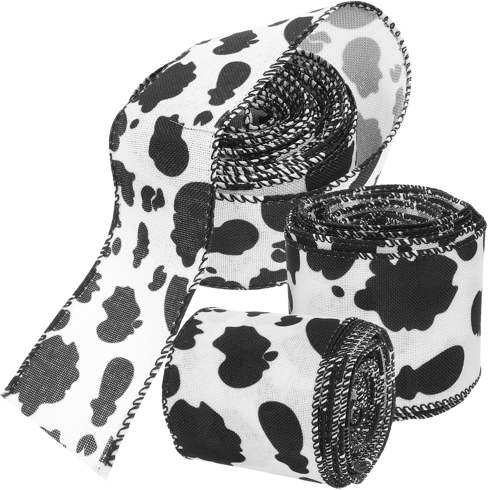 Raindrops Polyester Cow Ribbon Multi Color for Bows and Wrapping 3 ...