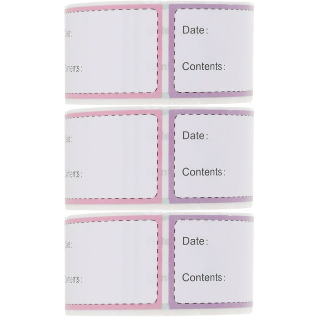 3 Rolls Date Food Labels Tag Blank Labels Stickers Kitchen Labels Self ...