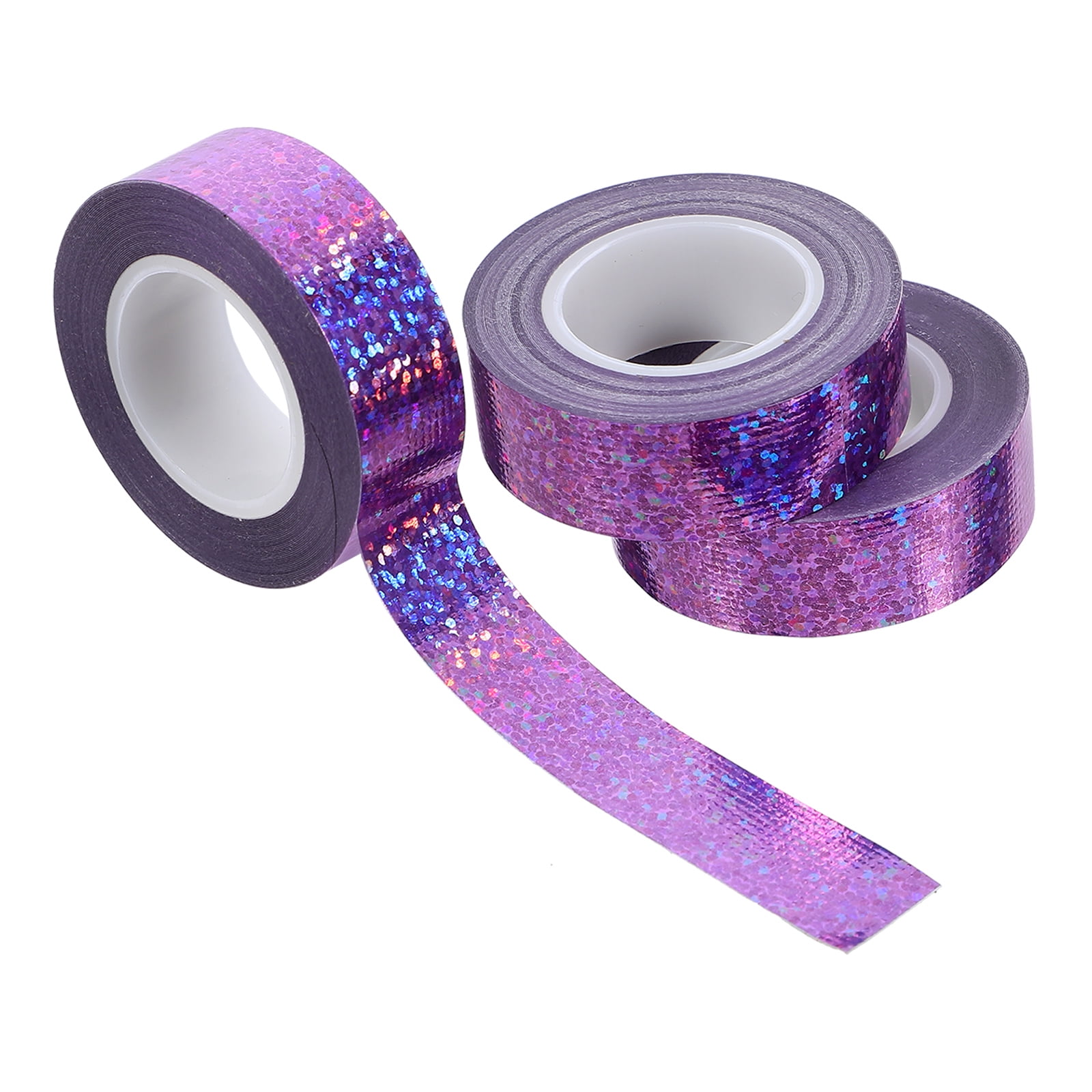 3 Rolls Double Removable Cloth Tape 500.00X1.50X0.01CM Purple - Walmart.com