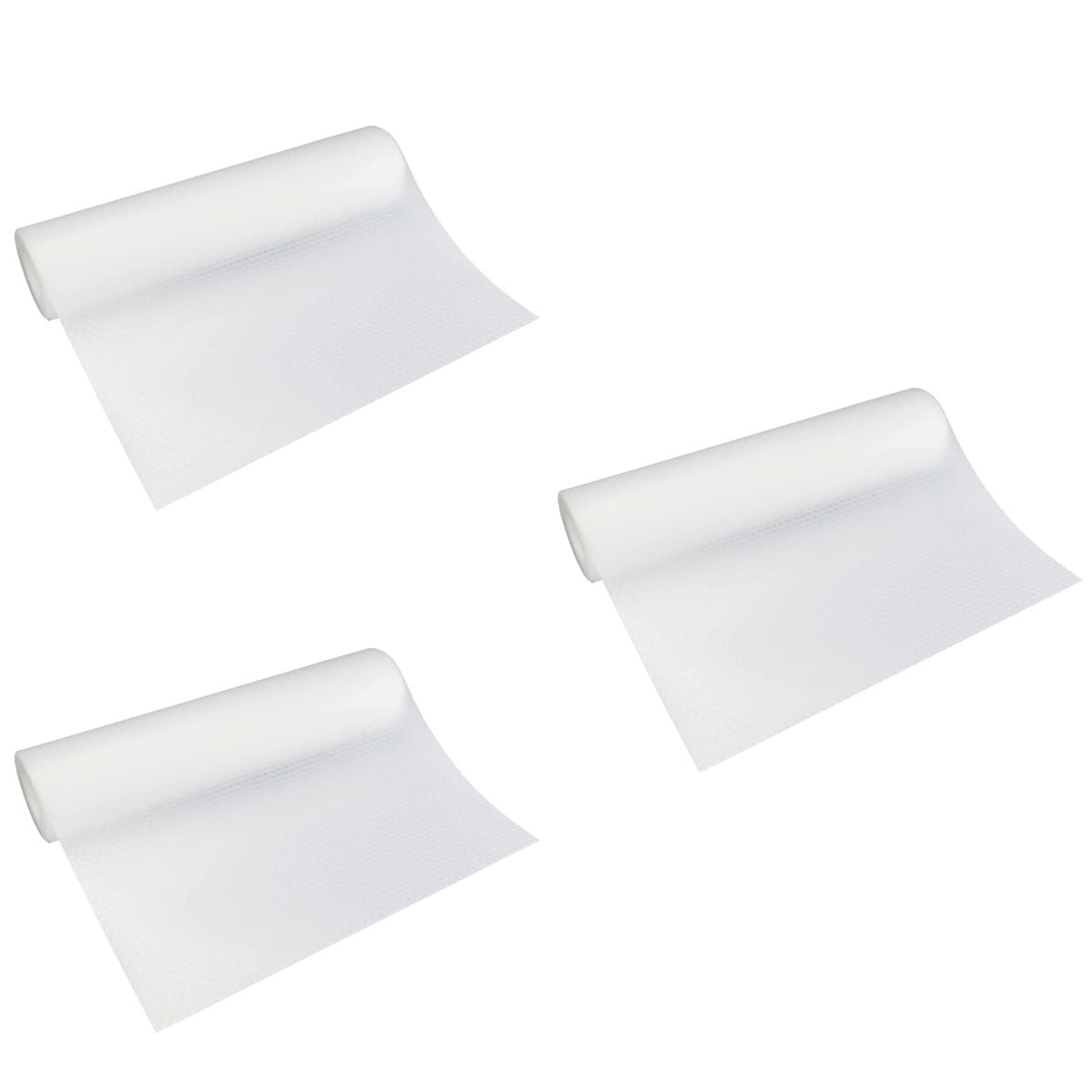3 Rolls Eva Transparent Pad Kitchen Cabinets Shelf Drawer Protector ...