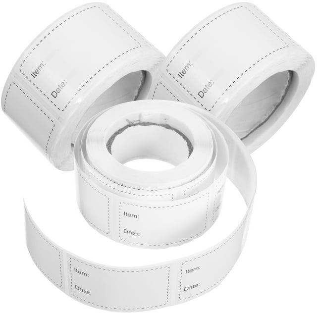 3 Rolls File Identification Stickers Food Classification Labels Office ...