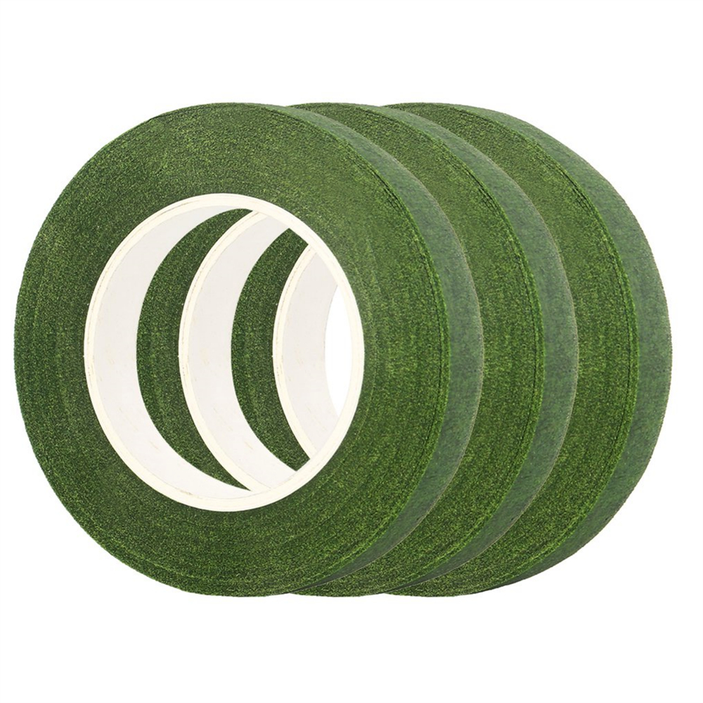 3 Rolls Flower Stick Wrapping Tape, Topboutique Florist Tape, Dark ...