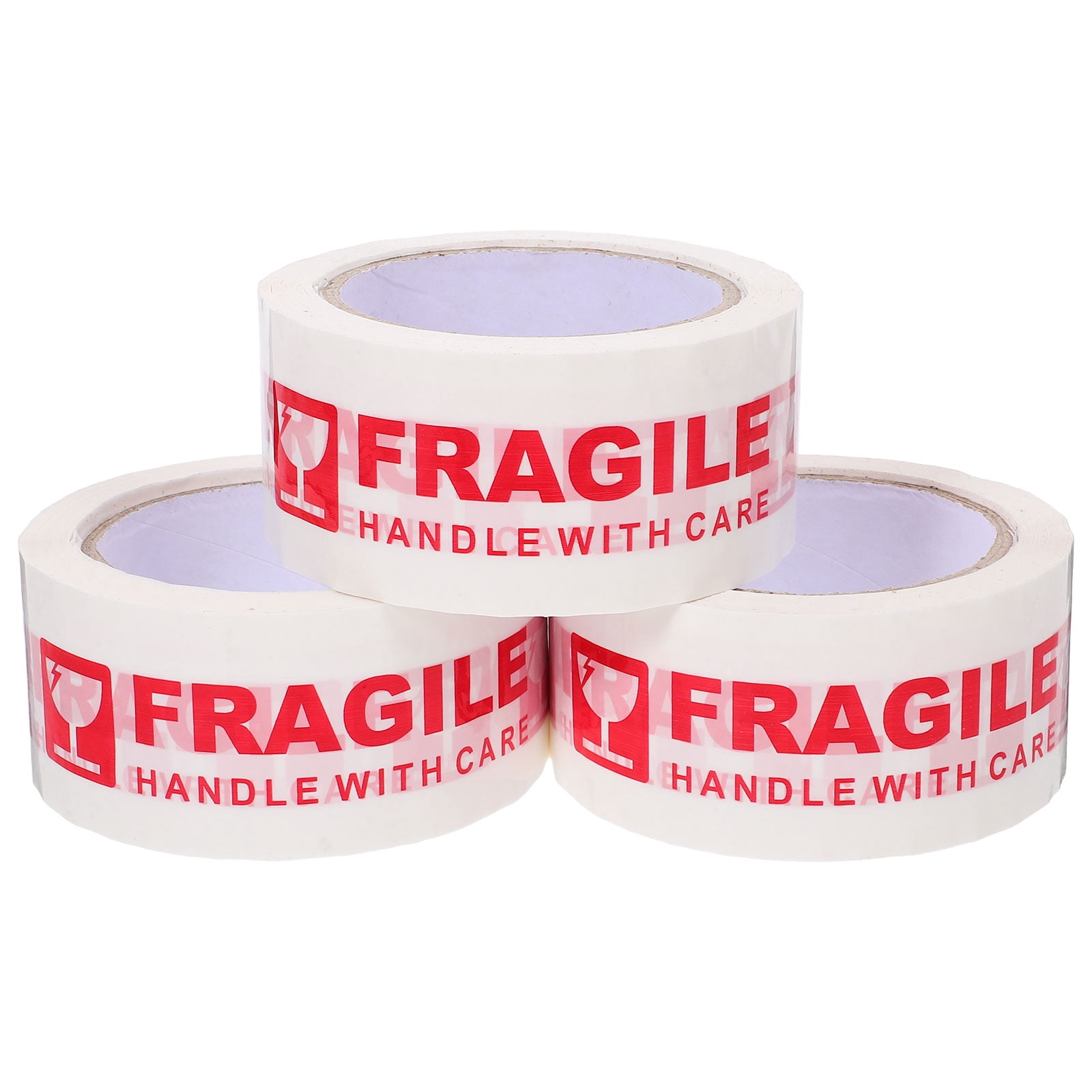 3 Rolls Fragile Warning Tape Clear Tapes for Moving Dispenser - Walmart.com