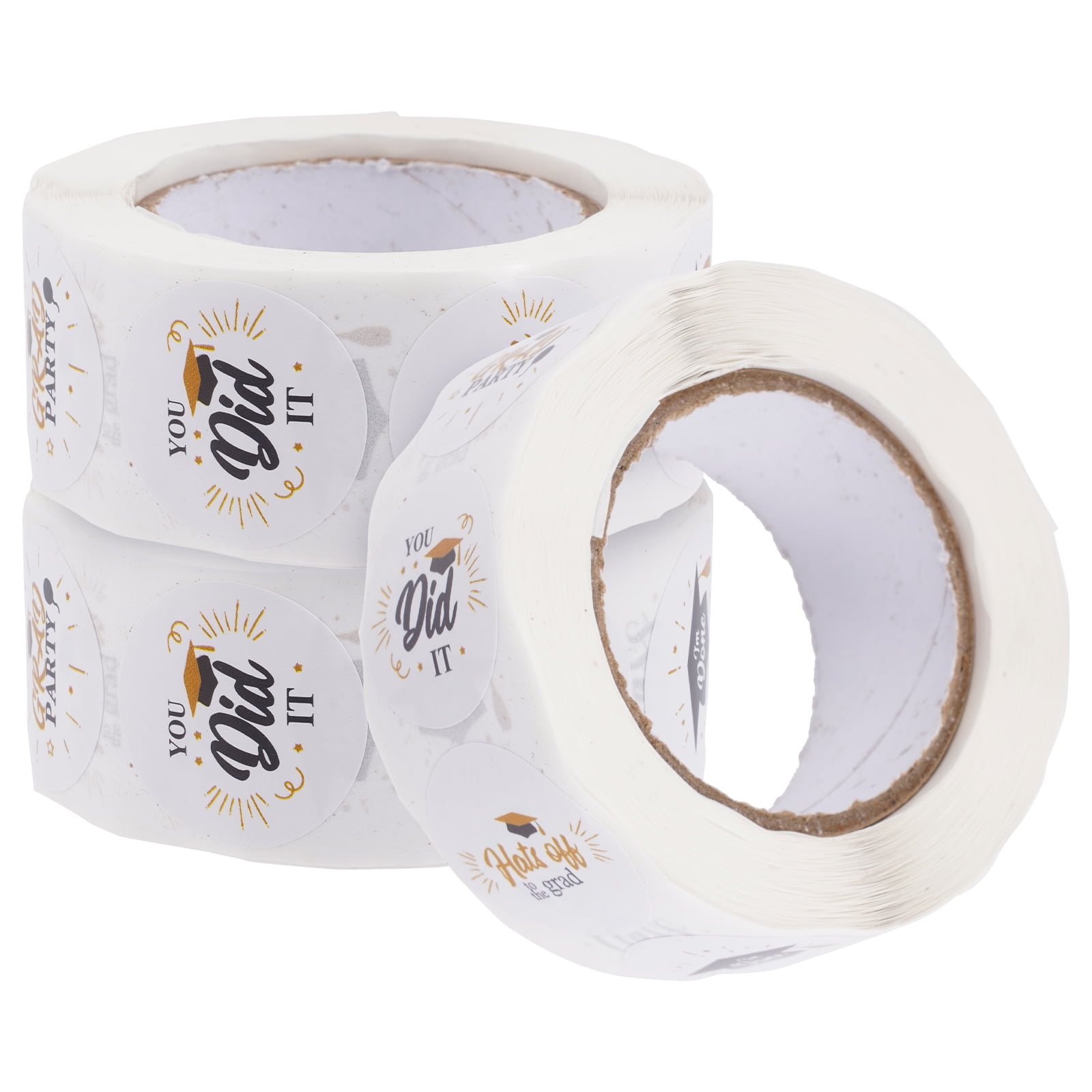 3 Rolls Graduation Sticker Adhesive Graduation Stickers Graduation ...