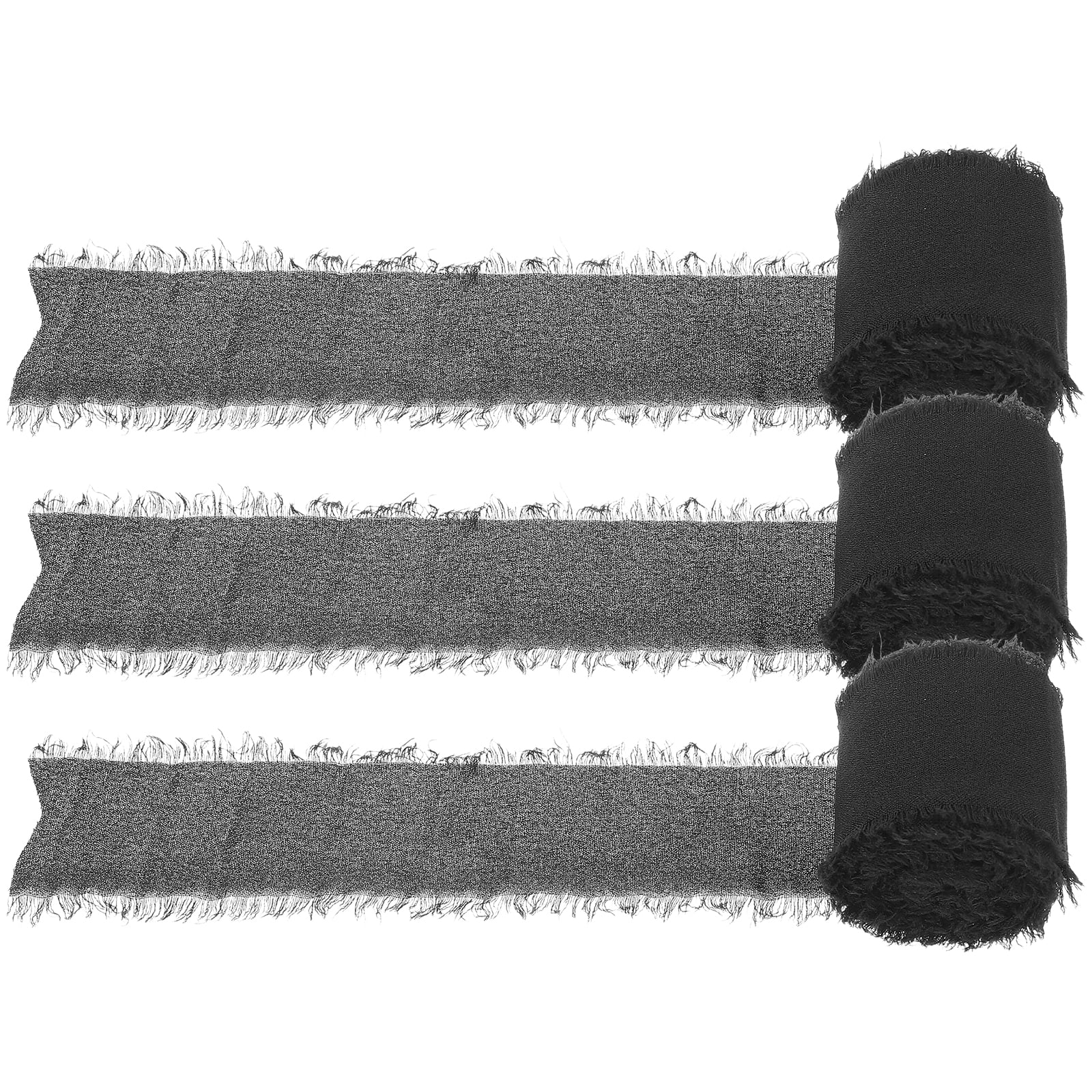 Houderco Fringe Ribbons for Handmade Ribbons 3 Rolls 196.50X1.57X0.04in ...