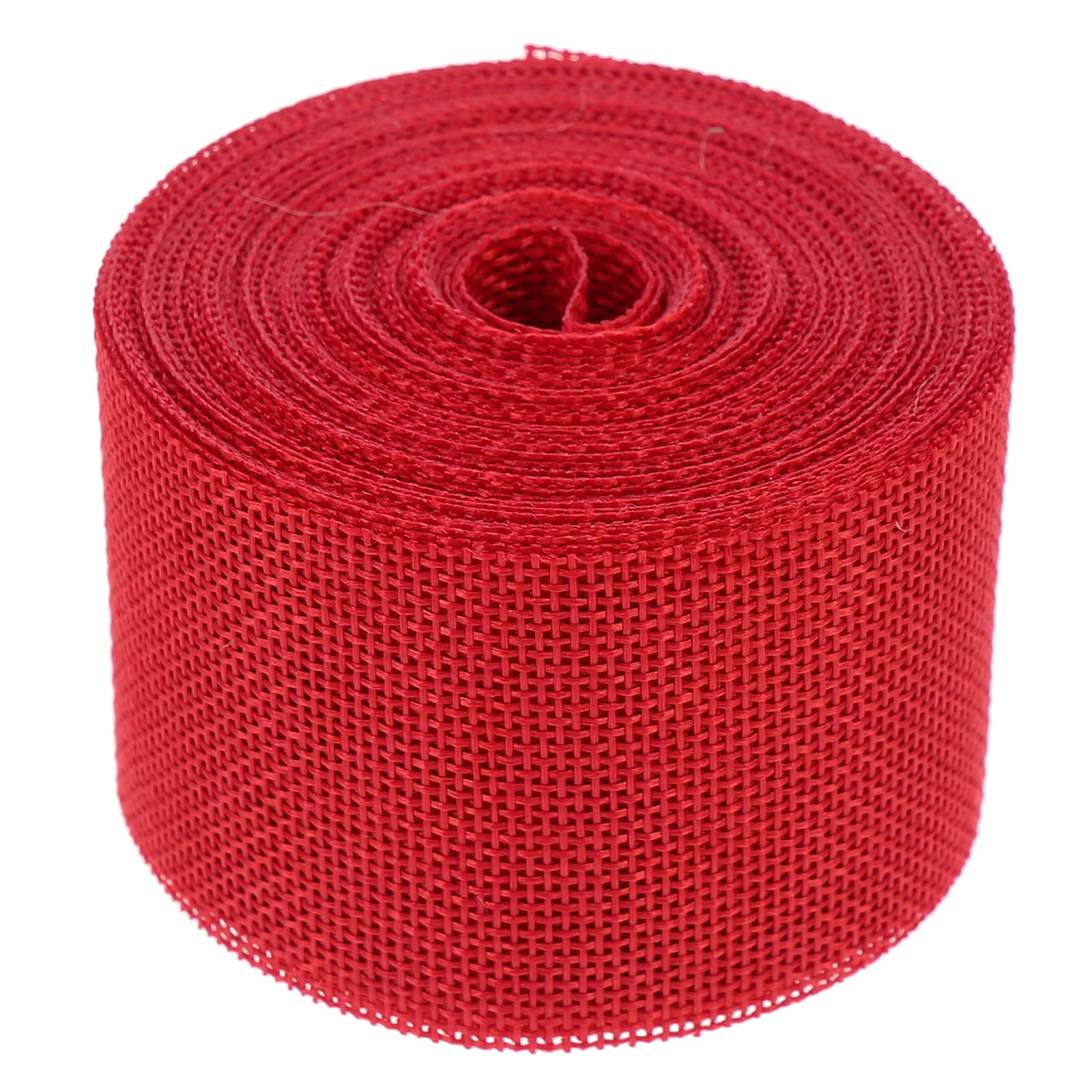 3 Rolls Imitation Linen Webbing Cloth Ribbon Burlap Craft DIY Ribbons ...