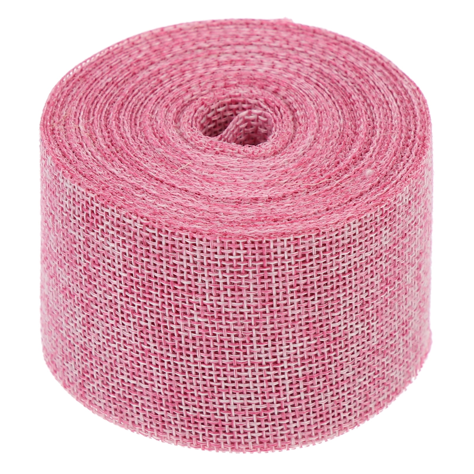 3 Rolls Imitation Linen Webbing Ribbon DIY Crafts Burlap Decor Bouquet ...