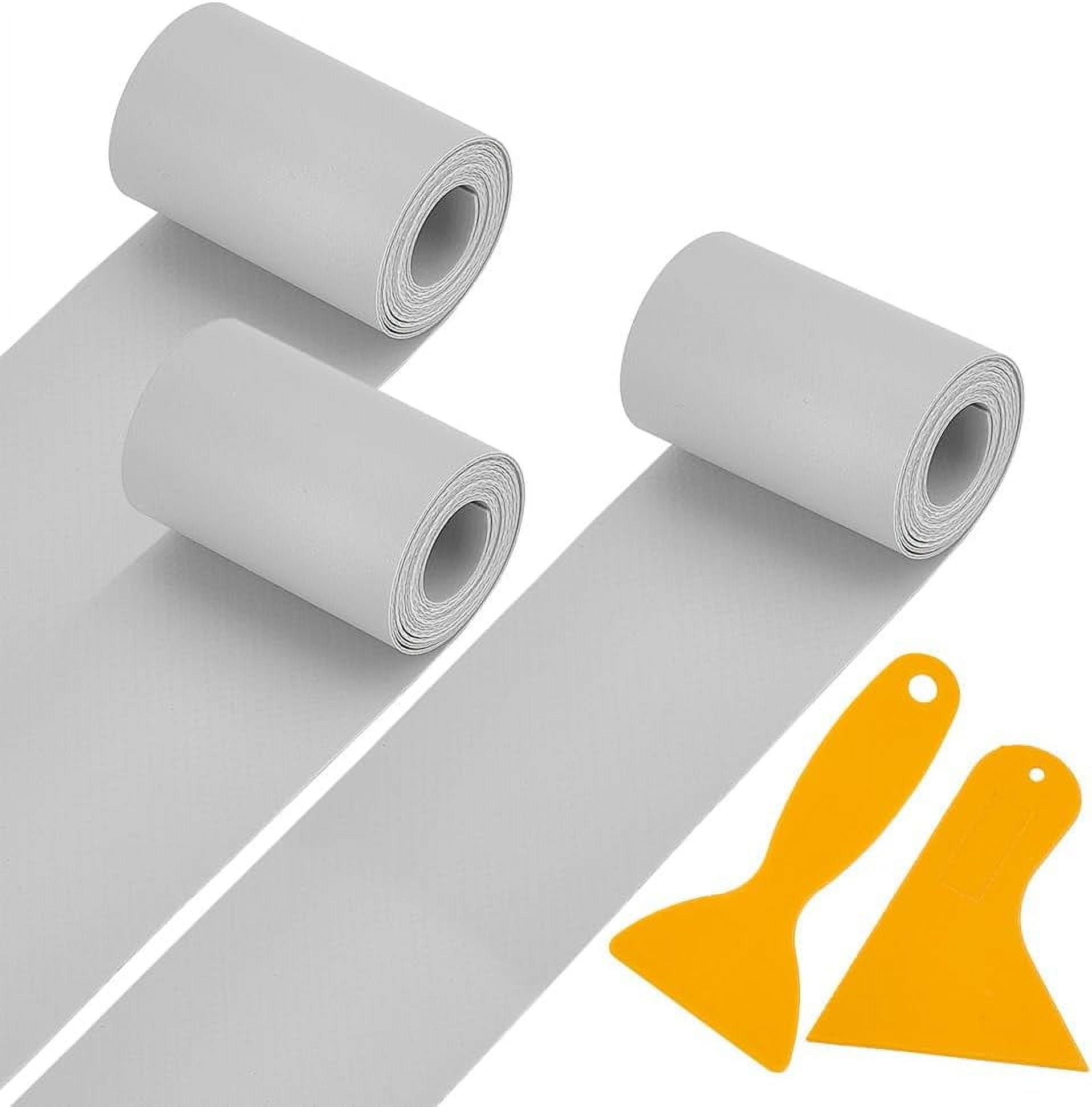 3 Rolls Kayak Patches with 2 Pcs Ship Repairing Scrapers, Gainsboro PVC ...