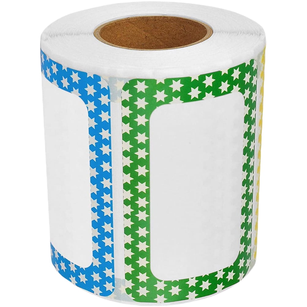 3 Rolls Label Stickers Blank Waterproof Labels Office Organization ...