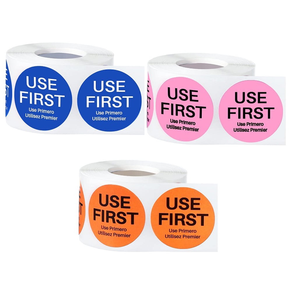 3 Rolls Label for Shop Self-adhesive Stickers Name Tag Dot Toddlers ...