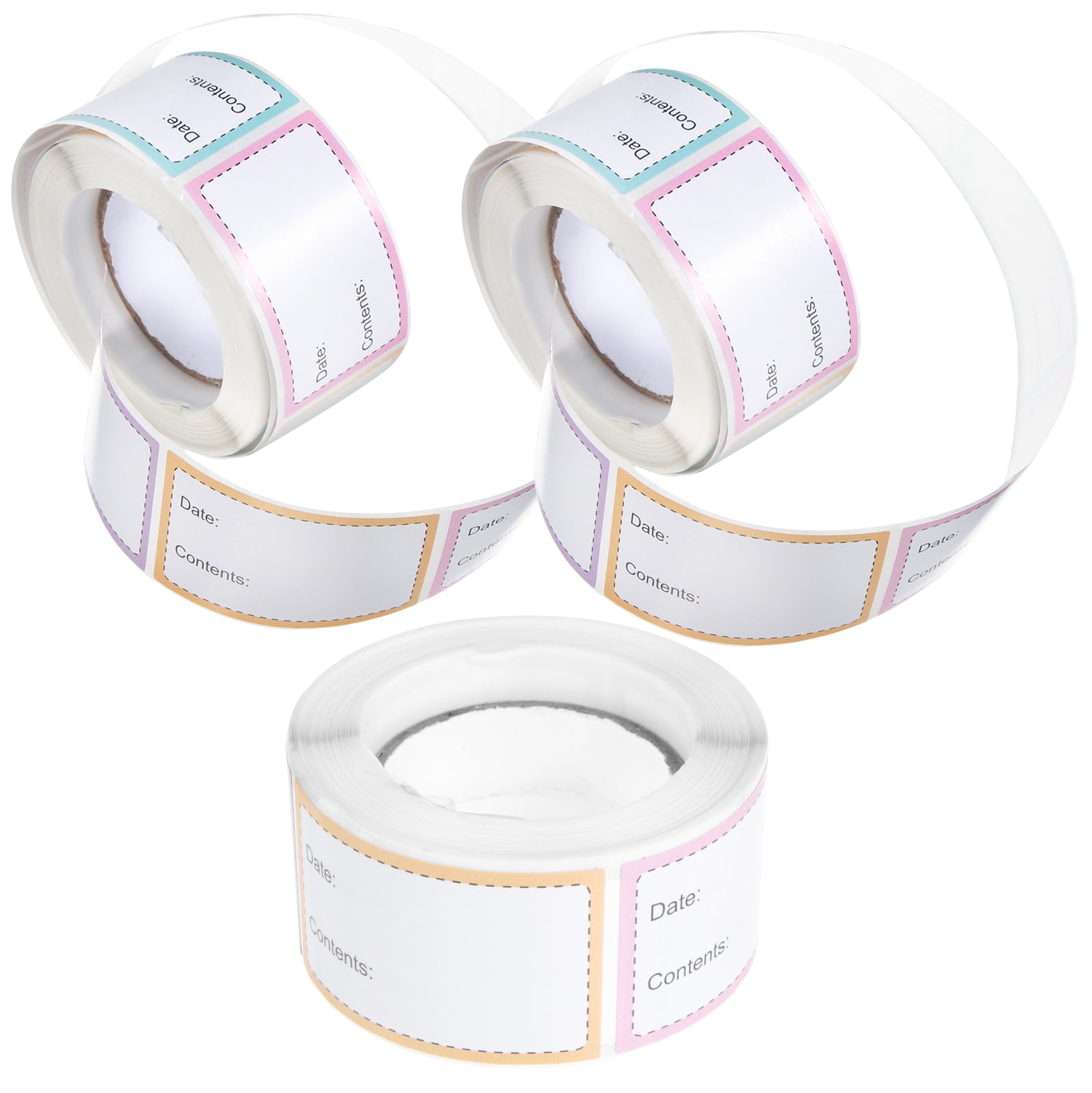 3 Rolls Labels Bins File Identification Stickers Food Safety - Walmart.com