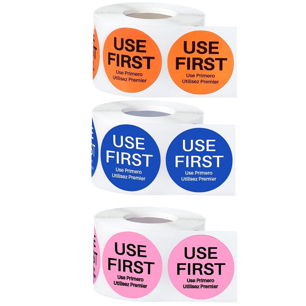3 Rolls Labels Sticker Restaurant Food Service Use First Stickers ...