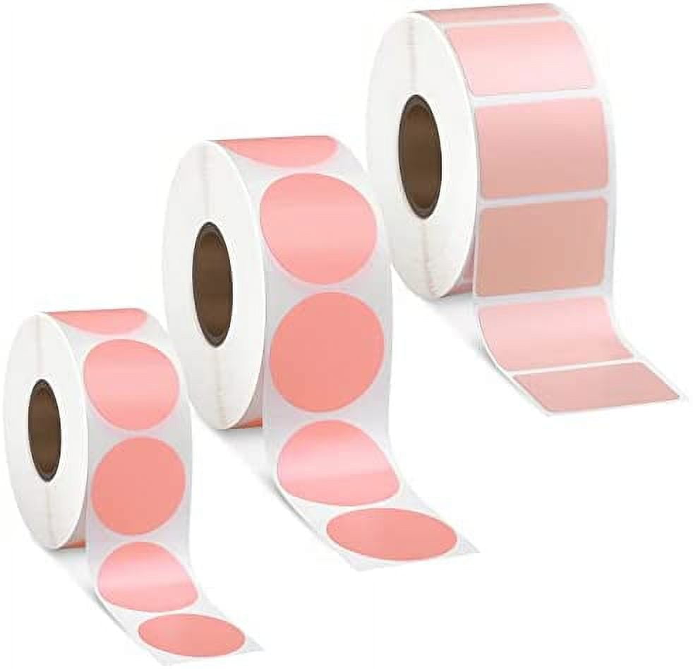 3 Rolls Mini Thermal Labels Thermal Printer Sticker 0.8 inch-1.2inch ...