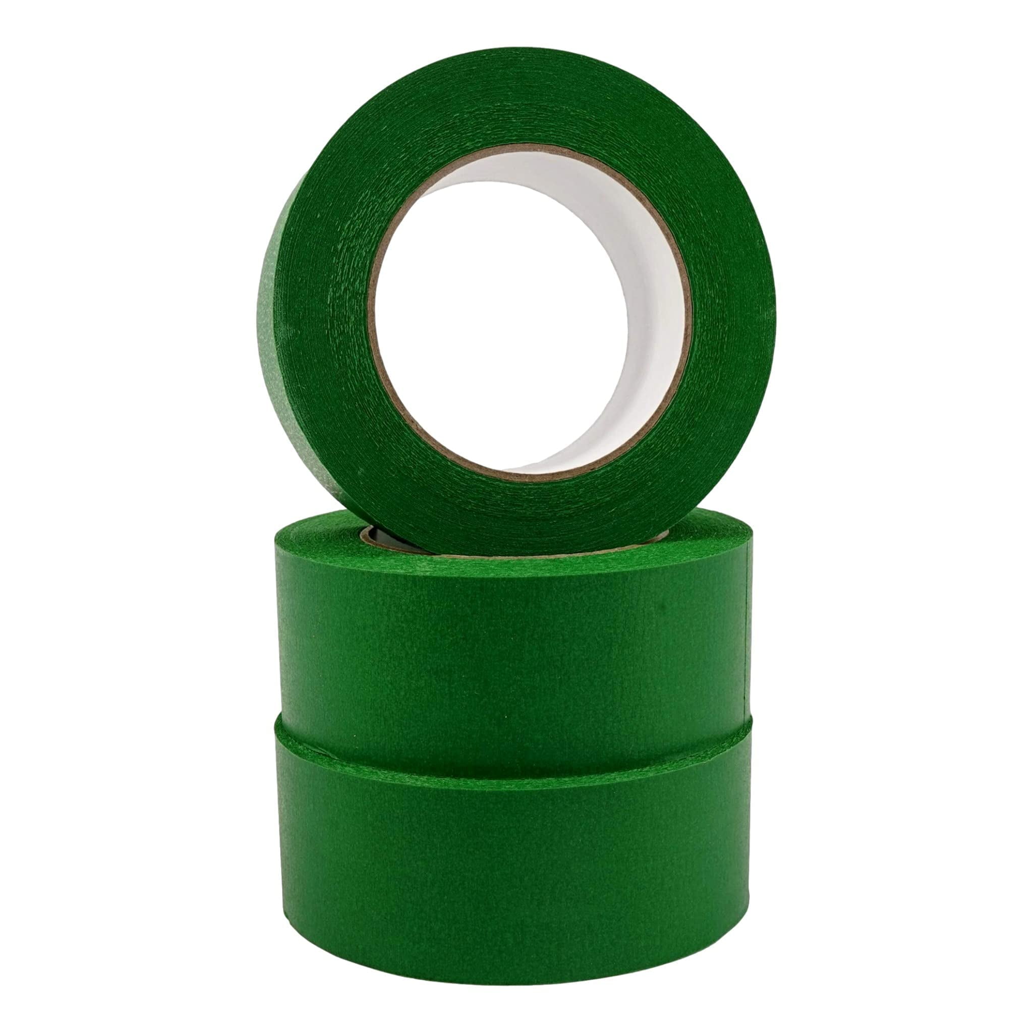 3 Rolls Painter's Tape (2 in x 60 Yards) - Color Frog Green, Made in ...