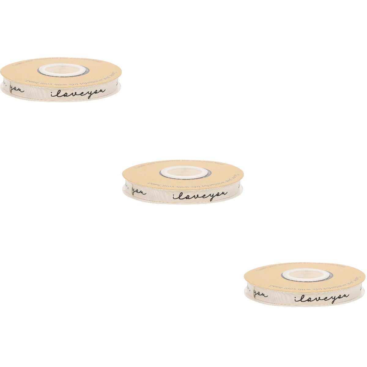 3 Rolls Ribbon Gift Box Fade-resistant Valentine's Day Wrapping ...