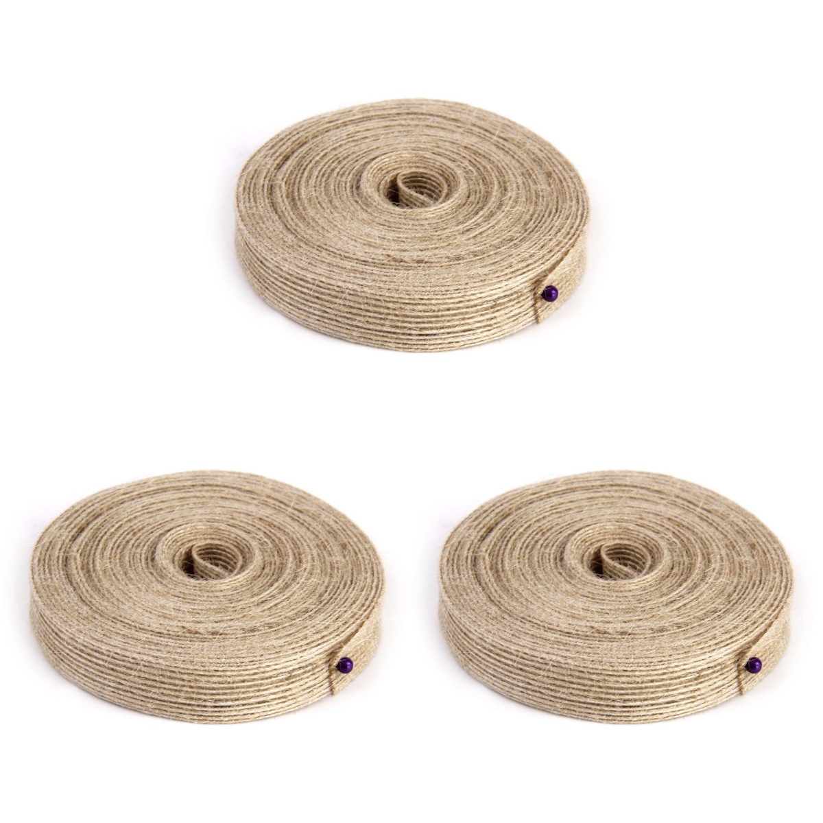 3 Rolls Ribbon Webbing Interior Decorations for House Wedding Jute ...