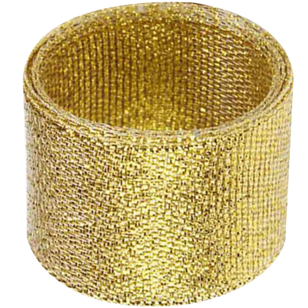 MERRYHAPY Durable Golden Metallic Ribbon for Crafting and Event Decor ...