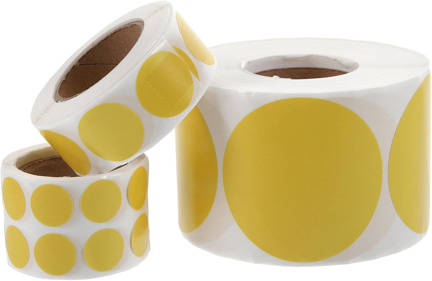 3 Rolls Round Color Coding Labels Circle Dot Stickers Small Gift ...