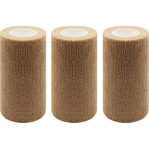 3 Rolls Self Adhesive Bandage Wrap 4 Inch Self Adherent Wrap Self Stick ...