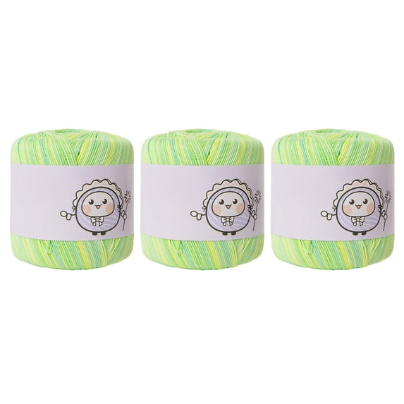 3 Rolls Singed Cotton Crafting Thread Fade Resistant Fiber For Sewing ...