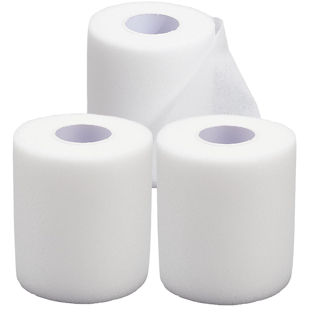 3 Rolls Sponge Ribbons Flat White 2-3/4 inch(70mm) about 10.94 Yards ...