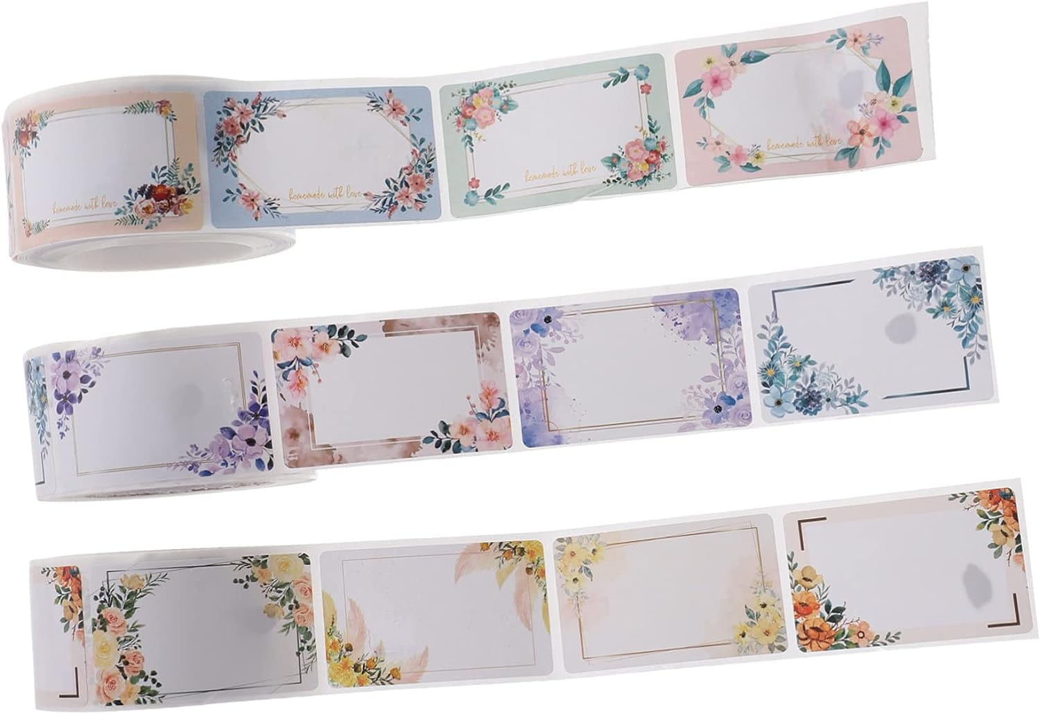 3 Rolls Sticker Name Badges Food Decor Baby Stickers Present Sticker ...