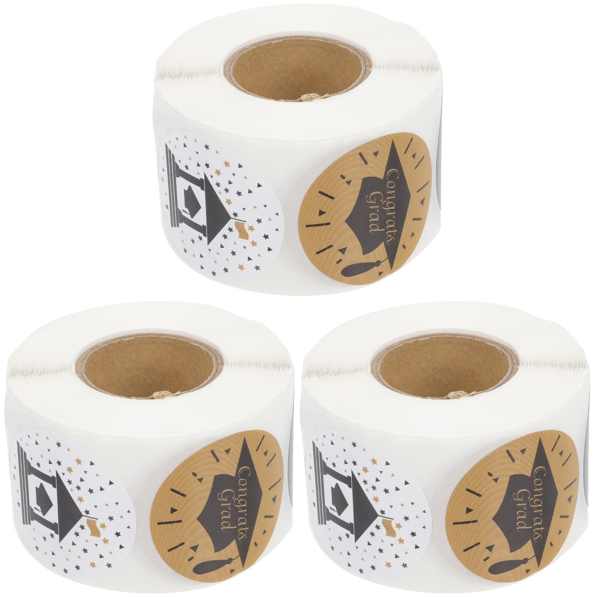 3 Rolls Stickers Adhesive Labels 2022 Graduation Envelope Self-adhesive ...