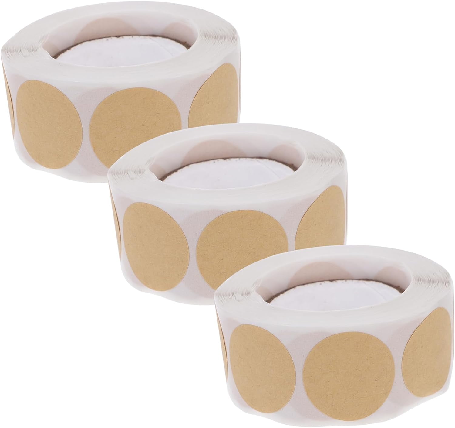 3 Rolls Stickers Envelope Seal Stickers Colored Tabs Circle Stickers ...