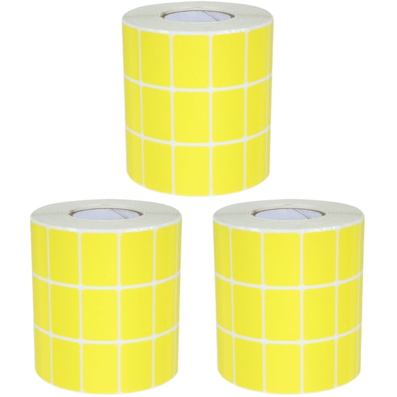 3 Rolls Tape Removable Square Label Sticker DIY Stickers 3.00X2.00X0 ...