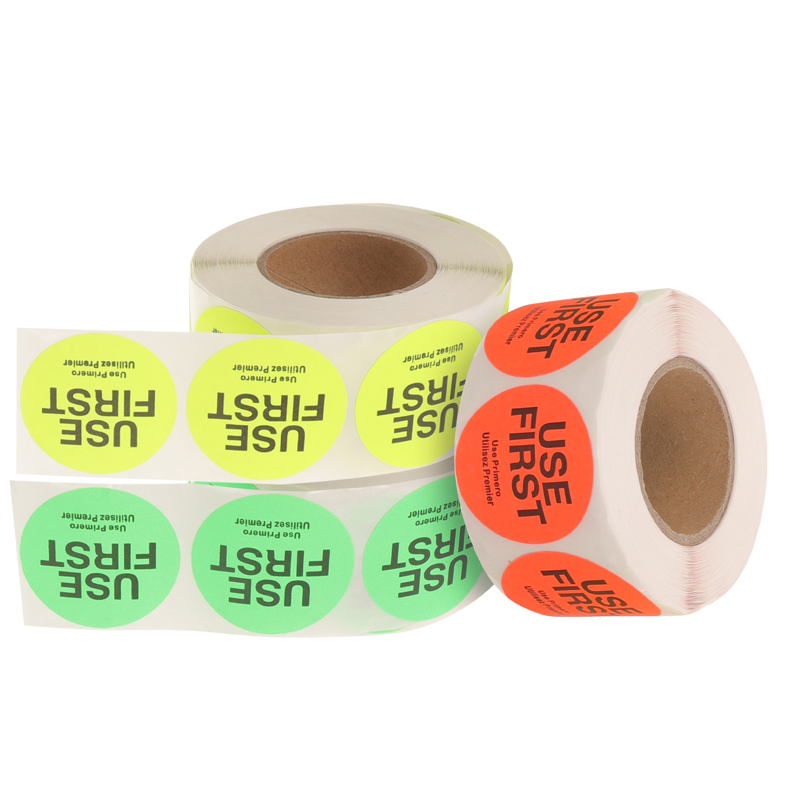 3 Rolls Use First Stickers Label Disposable Food Labels - Walmart.com