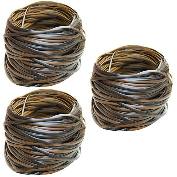 3 Rolls Wicker Repair Kit Plastic Waterproof Imitation Wicker Furniture ...