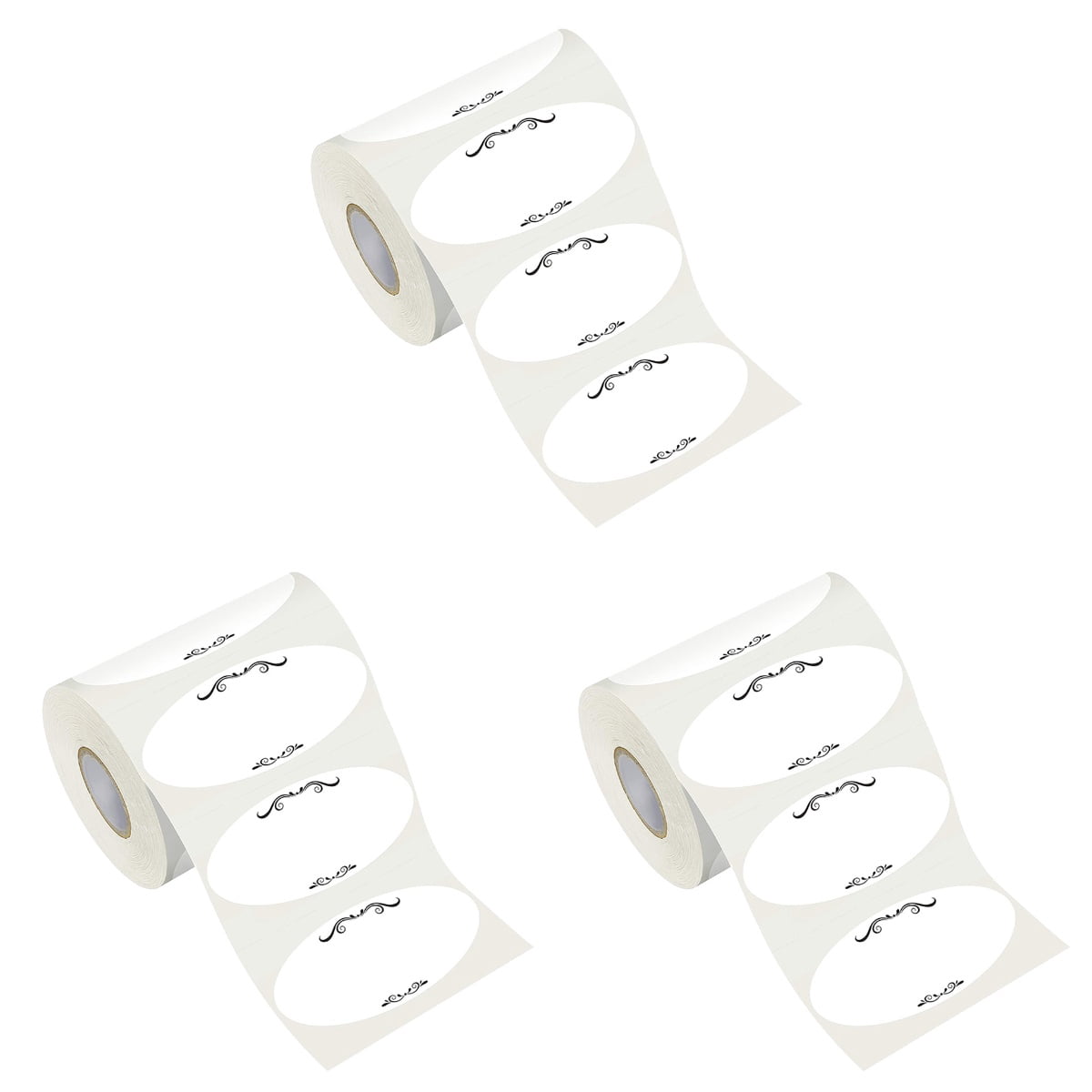 unbranded 3 Rolls of 500pcs Canned label Stickers Delicate Sealing ...