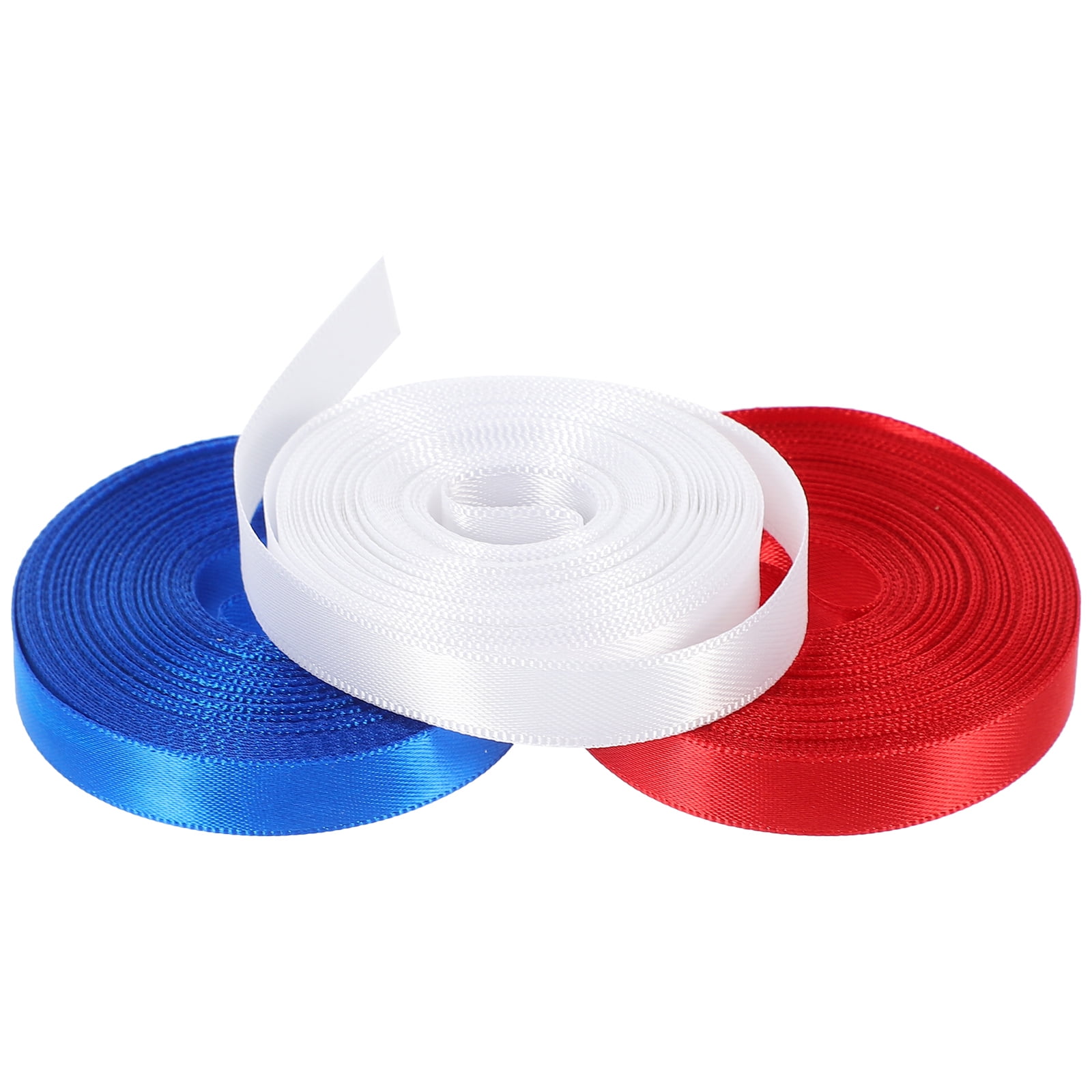 3 Rolls of DIY Patriotic Ribbon Independence Day Themed Ribbon Pattern ...