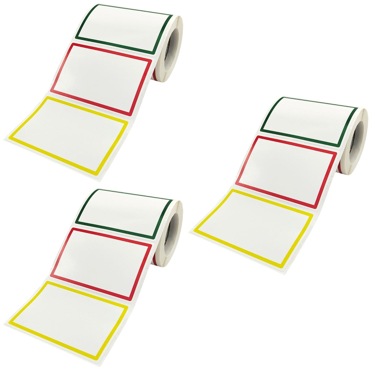 3 Rolls of Name Tag Labels Writable Name Tags Name Tag Decals Adhesive ...