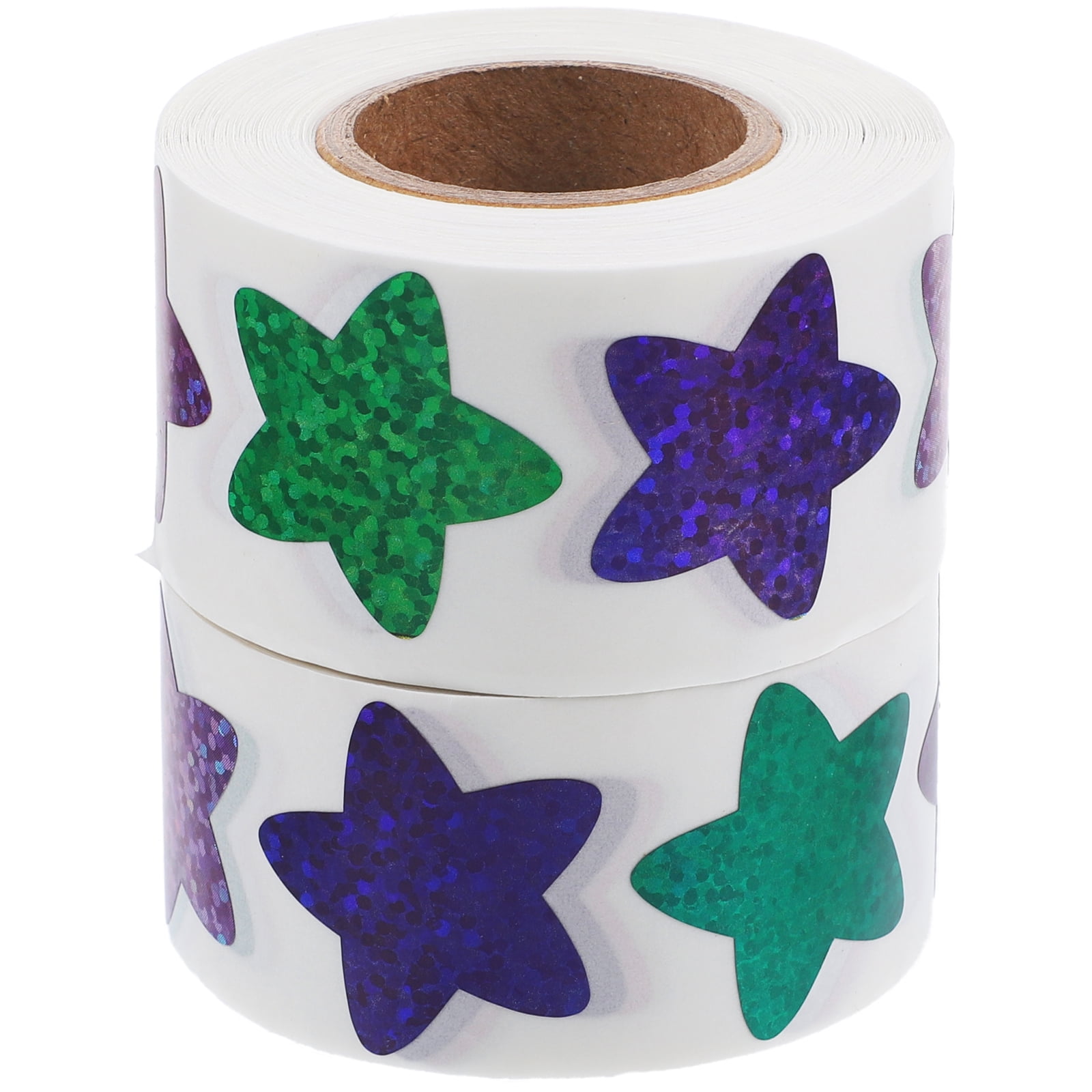 3 Rolls of Pentagram Shaped Sticker Decorative Award Stickers Delicate ...