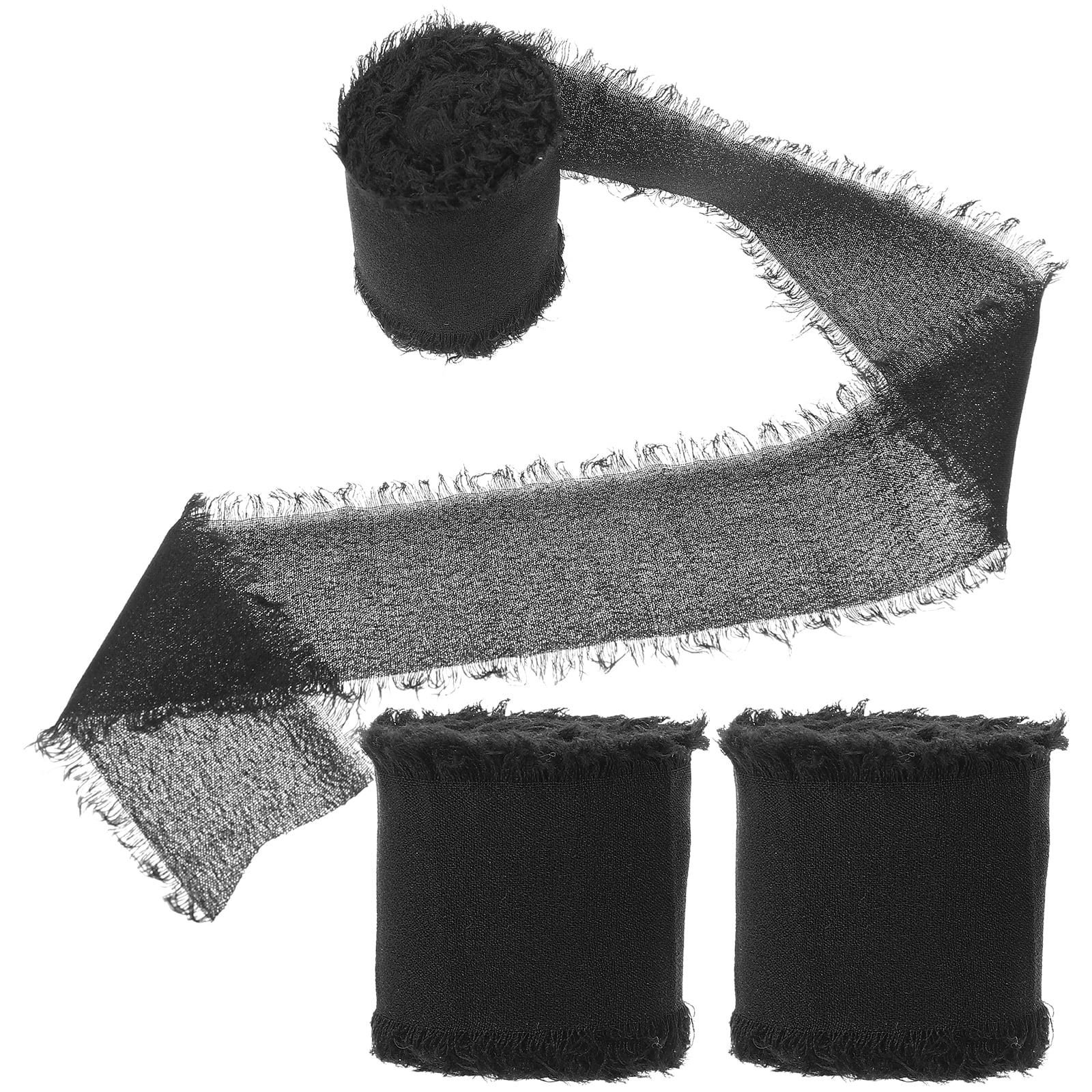 3 Rolls of Wedding Invitations Ribbons Headdress Bowknot DIY Ribbons ...