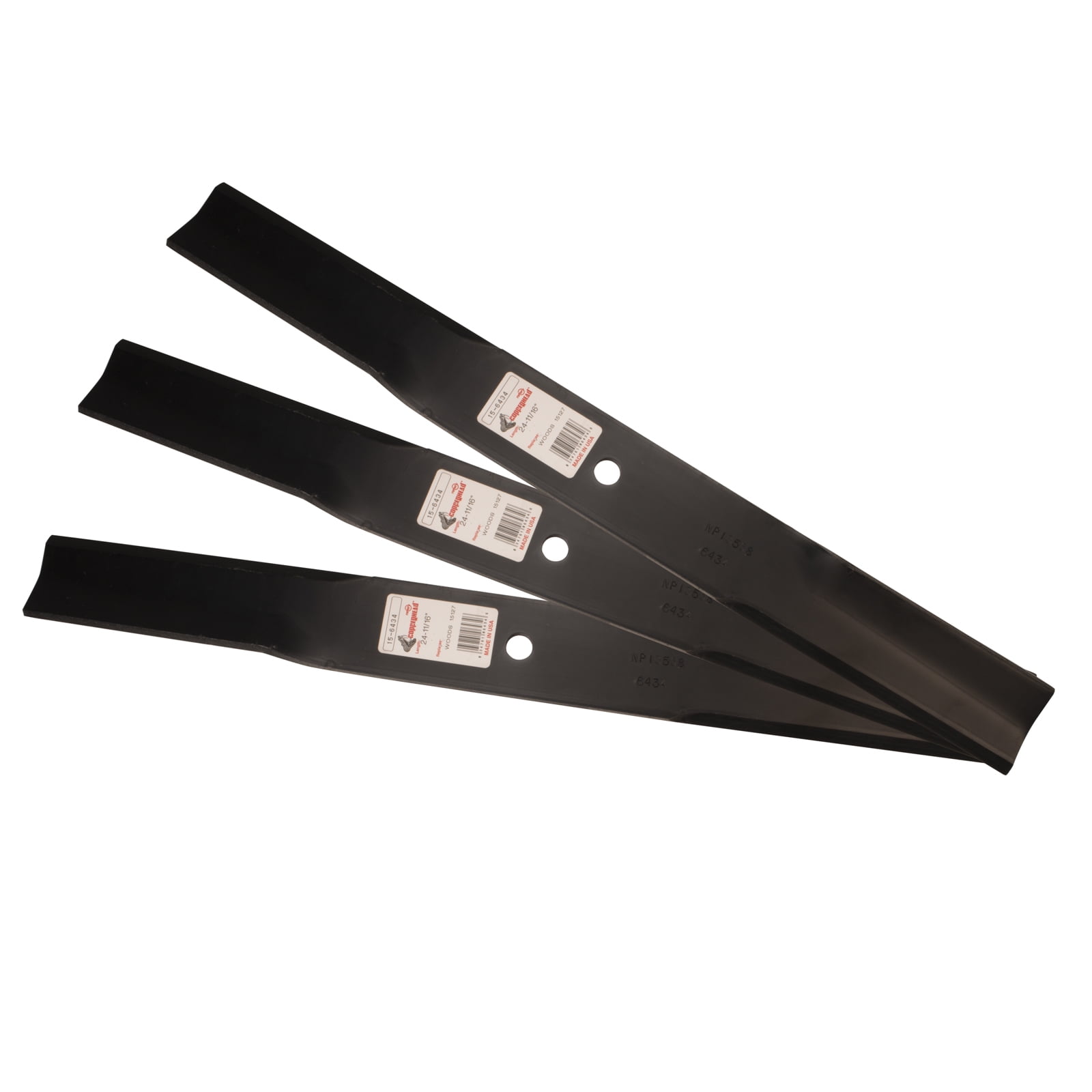 3 Rotary® 6434 Mower Blades for Woods® 15127(KT)(CKT) Windsor® 50-3990 ...