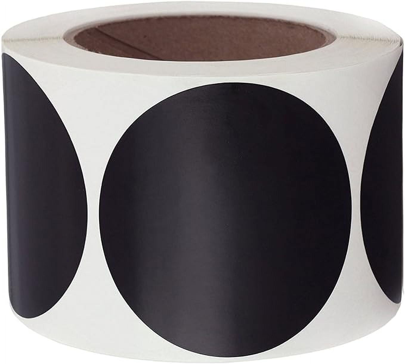 3" Round Black Color Coding Dot Labels Large Stickers Target Repair ...