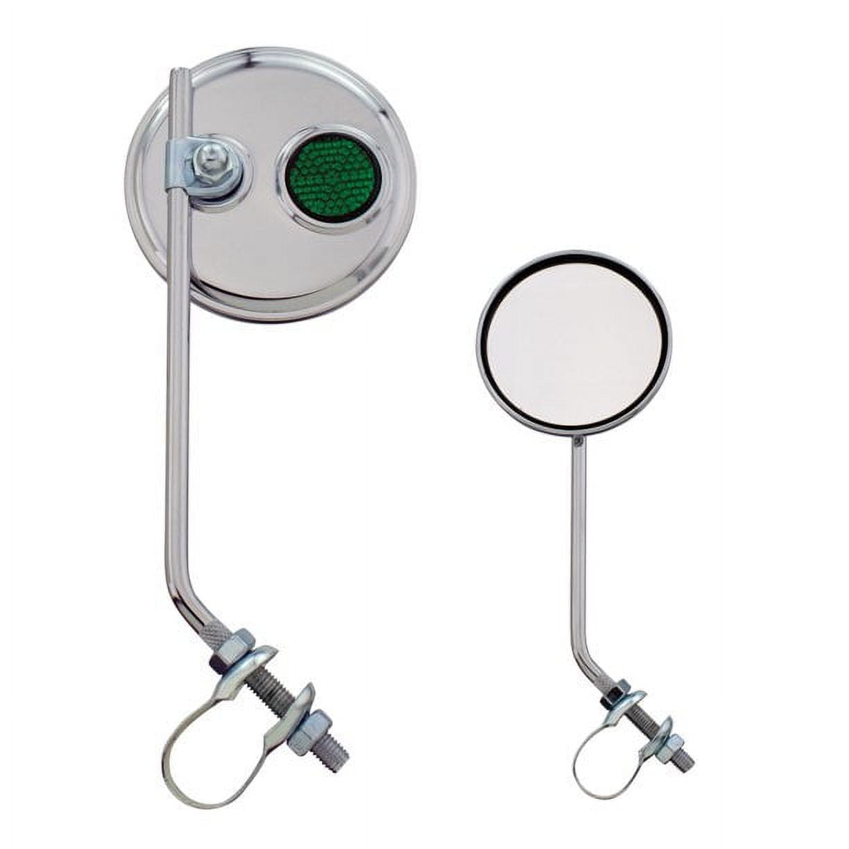 3" Round Mirror Chrome, Green Reflector - Walmart.com