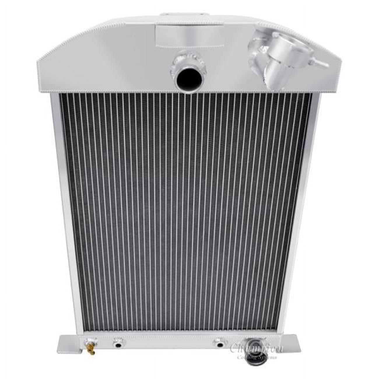 3 Row All Aluminum Radiator with Chevy Motor for 1933-1934 Ford Model ...