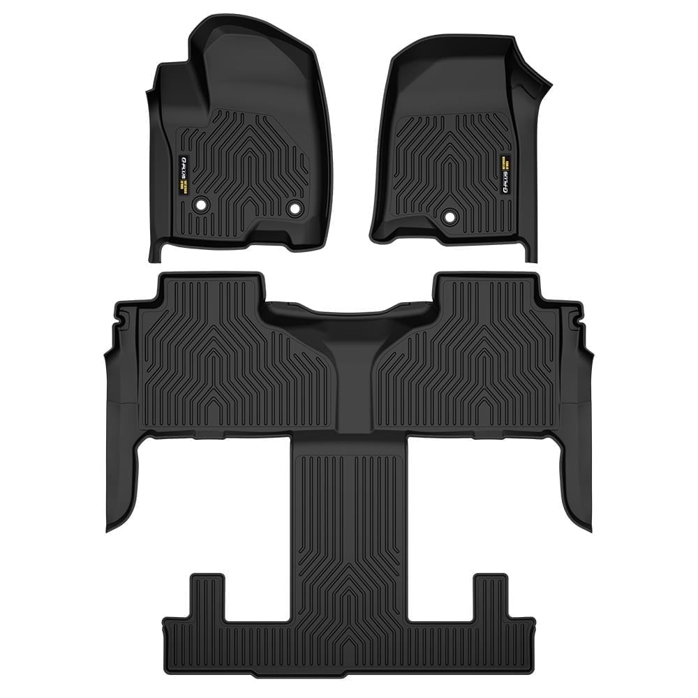3 Row Floor Mats Liners Set w/ 2nd Row Bucket Seats Fit for 2021-2023 ...