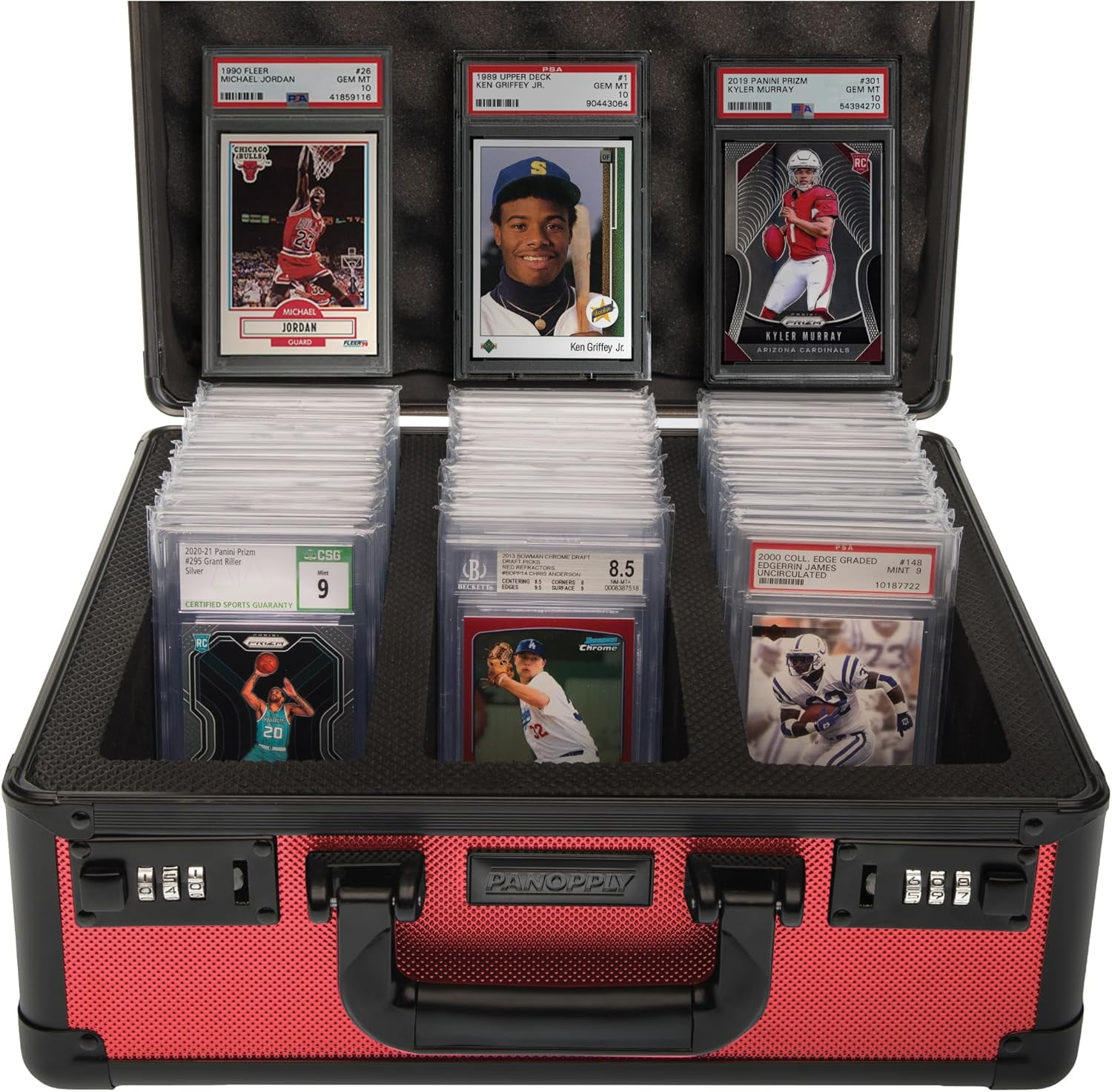 3 Row Psa Graded Card Storage Box Graded Card Case Psa Slab Case for ...
