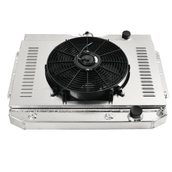 FGJQEFG 3 Row Radiator Shroud Fan for Chevy 1959-1965 Impala 1963-65 ...