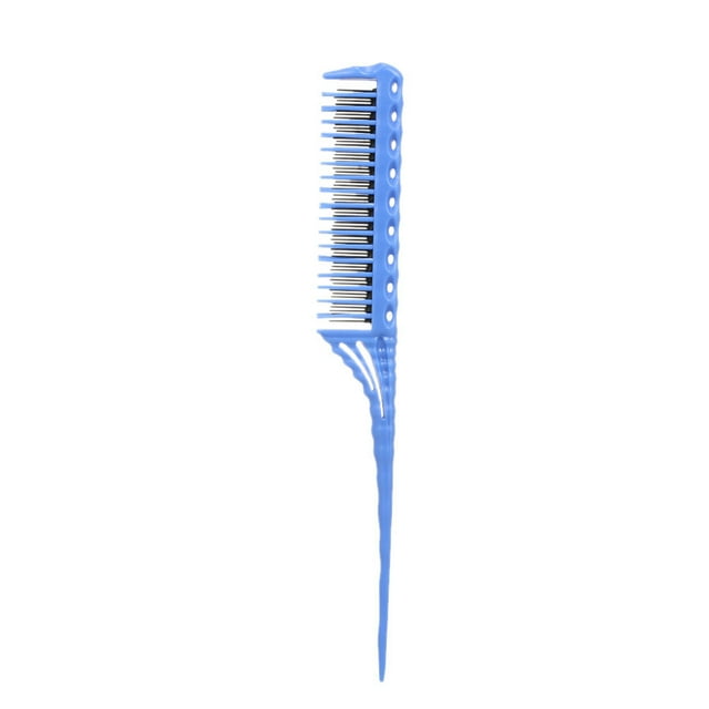 3-Row Teeth Teasing Comb Detangling Brush Rat Tail Comb Adding Volume ...