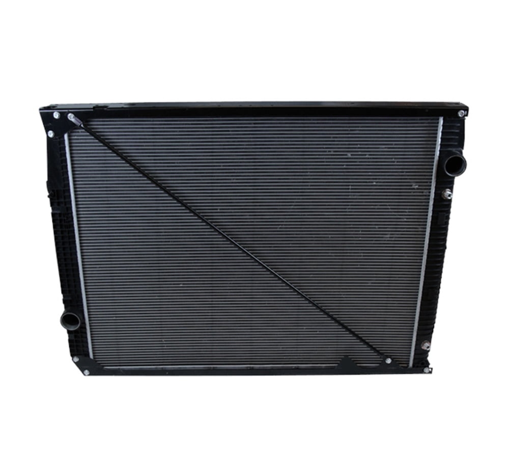 3 Rows Aluminum Radiator Replacement with Crossflow Outlet Compatible ...