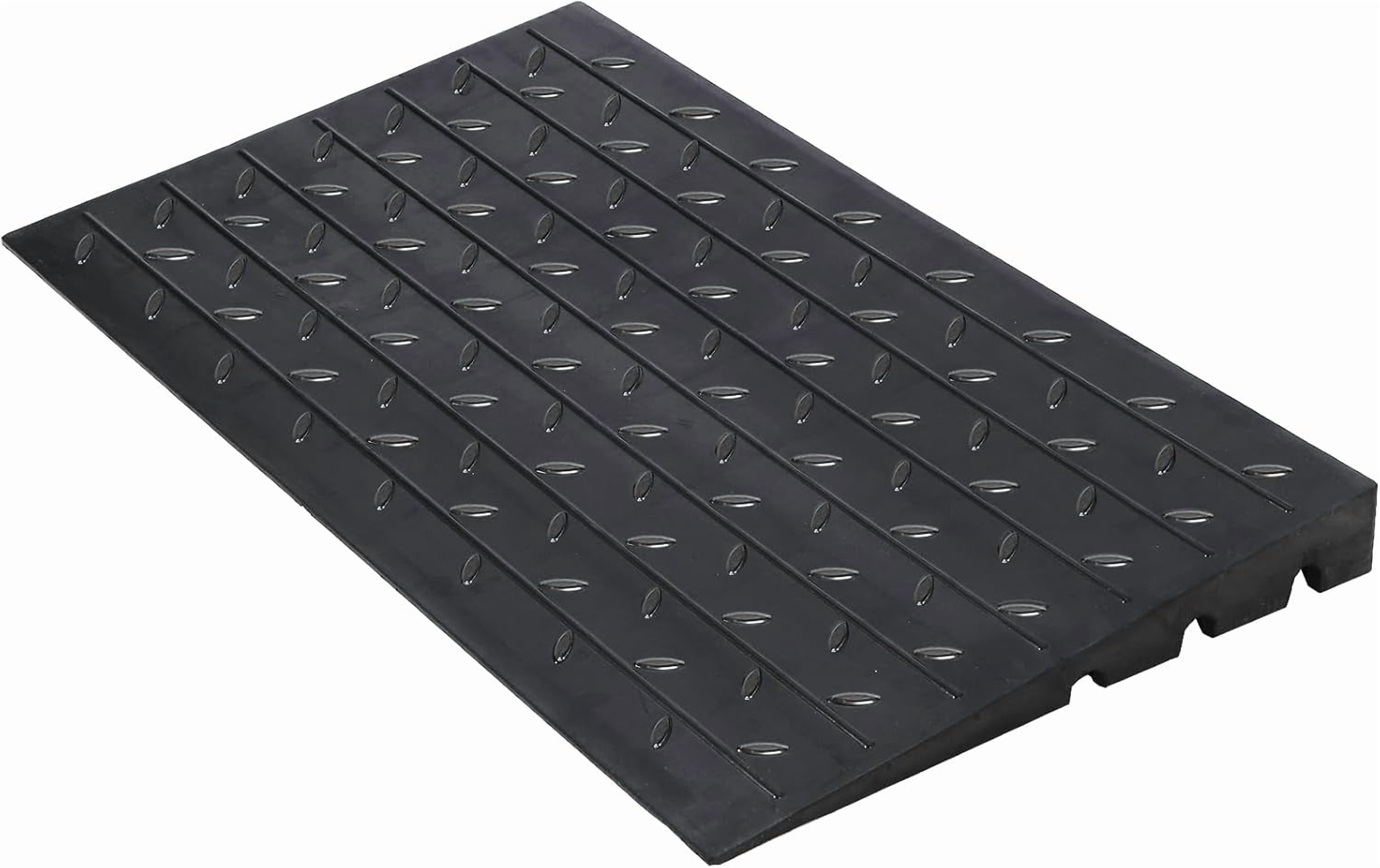 3" Rubber Threshold Ramp, Ramp for Wheelchair, Scooter, Doorway Ramp ...