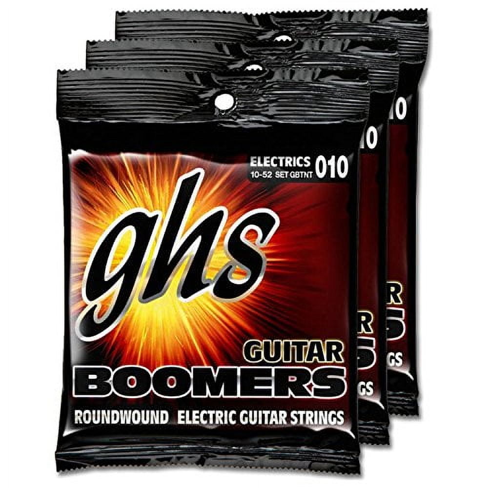3 SETS of GHS Boomer TNT 10-52 Electric Guitar Strings (GBTNT ...