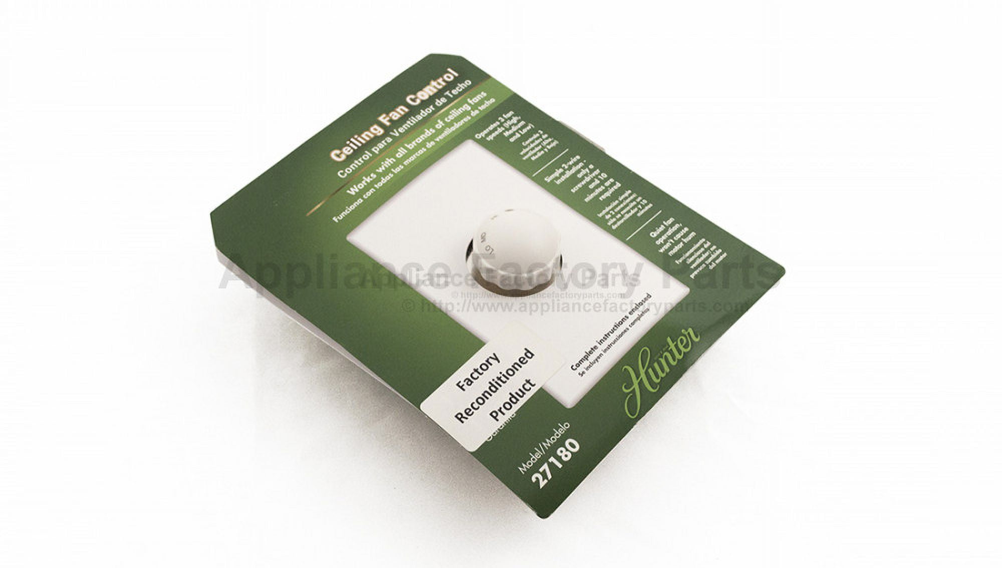 3 SPEED DIAL FAN CONTROL HU27180 - Walmart.com