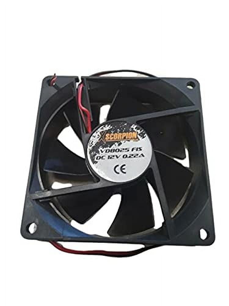 3" SQ Rotary Cooling Fan 1" DEEP High Output 12V Marine Automotive Home ...